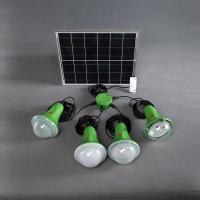 China 50000 Hours 475lum Solar Power Light System Rechargeable Lamp With Solar Panel for sale