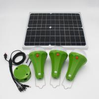 China 50000 Hours 475lum Solar Power Light System Rechargeable Lamp With Solar Panel for sale