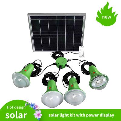 China Portable Remote Controller Led Solar Power System 435lum Dimmable for sale