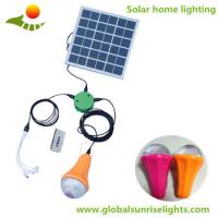 China Global Sunrise 6W 6V Solar Panel Led Light Kit 11Hrs To 30Hrs Working Time for sale
