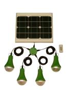 China Global Sunrise 6W 6V Solar Panel Led Light Kit 11Hrs To 30Hrs Working Time for sale