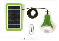 China Global Sunrise 6W 6V Solar Panel Led Light Kit 11Hrs To 30Hrs Working Time for sale