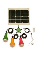 China 50000h Long Life Camping 15W Mini Solar Power System With 3 Bulbs for sale