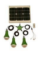 China 50000h Long Life Camping 15W Mini Solar Power System With 3 Bulbs for sale