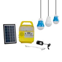 China CE MSDS IEC Plastic Solar Home Lighting System With Power Bank for sale