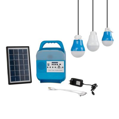 China CE MSDS IEC Plastic Solar Home Lighting System With Power Bank for sale