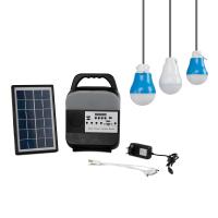China CE MSDS IEC Plastic Solar Home Lighting System With Power Bank for sale