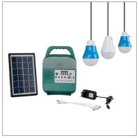 China IP55 6000mah 3 Watt 6 Volt Solar Radio Light Kit For Camping for sale