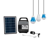 China 6000mAh Portable Solar Cell Light Indoor With Press Button Control 17.1*8*25cm for sale