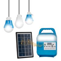 China 3W High Capacity Solar Powered LED Lights Portable Laptop Bank For Camping for sale