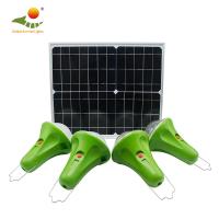 China 2600MAH 18650 IP65 Portable Solar Bulbs 4 Mode Home Power Solar System for sale