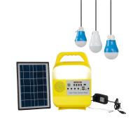 China 5 Watt 6V 6000mah Solar Home Lighting System For House Reading for sale