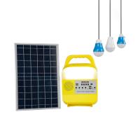 China 5W Led Bulbs Bluetooth Solar Home Lighting System With Radio for sale