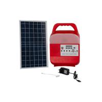 China ABS 8Hrs To 10Hrs 5W Solar Powered LED Lights With Radio for sale