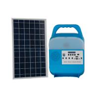 China Painted Matte FM Radio Solar Panel Energy System Outdoor Solar Led Camping Lights for sale