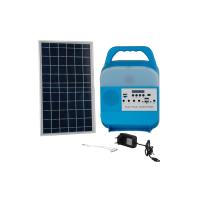 China Painted Matte FM Radio Solar Panel Energy System Outdoor Solar Led Camping Lights for sale