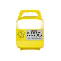 China Painted Matte 6000mah Portable Solar Bulbs 5W LED Solar Energy Light System for sale