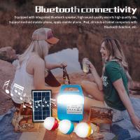 China SRE683 IP55 8000mah Solar Emergency Lights With Solar Panel for sale