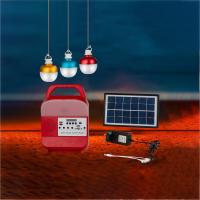 China ROHS Multifunction Hiking Portable Solar Bulbs With FM Radio Charger for sale