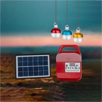 China ROHS Multifunction Hiking Portable Solar Bulbs With FM Radio Charger for sale