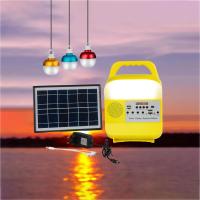 China 5W 6V 3PCS Solar Emergency Lights For Power Shortage Areas for sale