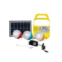 China 5W 6V 3PCS Solar Emergency Lights For Power Shortage Areas for sale