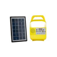 China OEM Yellow 6000mah Portable Solar Camping Light For Gardens for sale