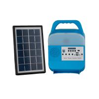 China 3PCS 5W Portable Solar Light Bulb ABS Solar Panel Home Lighting for sale