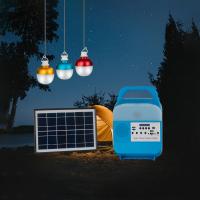 China Custom Long Life IP55 5W LED Tent Solar Lights With USB Port for sale