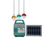 China Custom Long Life IP55 5W LED Tent Solar Lights With USB Port for sale
