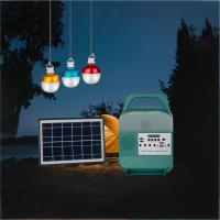 China Custom Long Life IP55 5W LED Tent Solar Lights With USB Port for sale