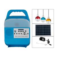 China Garden 8000mah 9W*3PCS Solar Light Kits With FM Radio for sale