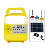 China 5W*3PCS LED 8000mah Portable Solar Camping Light For Tents Yurts for sale