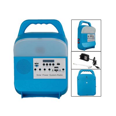 China 5W*3PCS 8000mah Portable Solar Bulbs Outdoor Solar Lighting System for sale