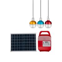 China 8Hrs 8000mah Portable Solar Energy Lamp Wall Mounted Cabin Solar Panel Kit for sale