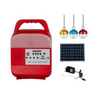 China 8Hrs 8000mah Portable Solar Energy Lamp Wall Mounted Cabin Solar Panel Kit for sale