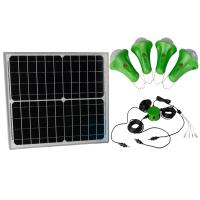 China Portable Solar Residential Light 8000mah Battery Lights Solar Panel light 4lamps SRE-99G-4 for sale