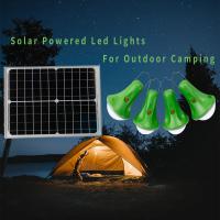 China 435lum 5200mah Li Battery Solar Powered Light Kits Solar Panel Shed Lighting Kit for sale