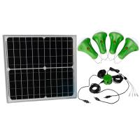 China 4*50PCS LED Solar Energy Kit Solar Led Home Lighting System With Phone Charging for sale