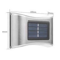 China 20000H Lifespan Waterproof Solar Wall Lights Outdoor 6.5*10*2.5CM for sale