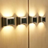 China 20000H Lifespan Waterproof Solar Wall Lights Outdoor 6.5*10*2.5CM for sale