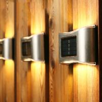 China 20000H Lifespan Waterproof Solar Wall Lights Outdoor 6.5*10*2.5CM for sale