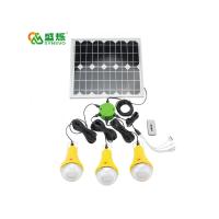 China ODM Dimmable 3pcs*3W LED Solar Emergency Lights 5200mah For Universities for sale