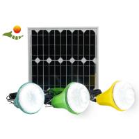 China 3pcs*3W Solar Powered Led Wall Light With Phone Charger for sale