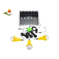 China 5200mah Li Battery Solar Home Lighting System With 3PCS 3W Bulbs for sale