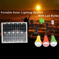 China 5200mah Li Battery Solar Home Lighting System With 3PCS 3W Bulbs for sale