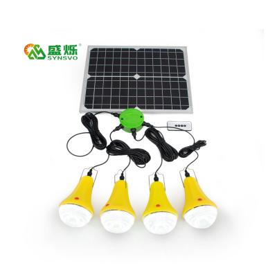 China CE ROHS 11-30Hrs 4PCS Lithium Lamp Solar System For Home Lighting Price Integrated Solar Energy Outdoor Light for sale