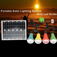 China CE ROHS 11-30Hrs 4PCS Lithium Lamp Solar System For Home Lighting Price Integrated Solar Energy Outdoor Light for sale