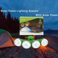 China 20W 5V Mono Panel 52SMD LED Portable Solar Bulbs With Battery On Grid Solar System for sale
