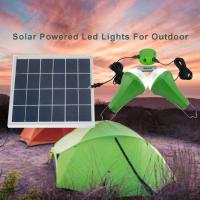 China Garden 10W 5V 5200mah Led Solar Emergency Light With Mobile Charger for sale